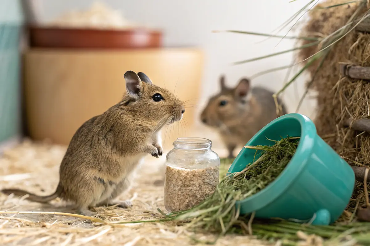 Degu-Krankheiten: Symptome erkennen & richtig behandeln